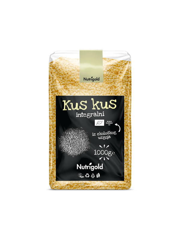 Kus kus integralni - Organski 1kg Nutrigold