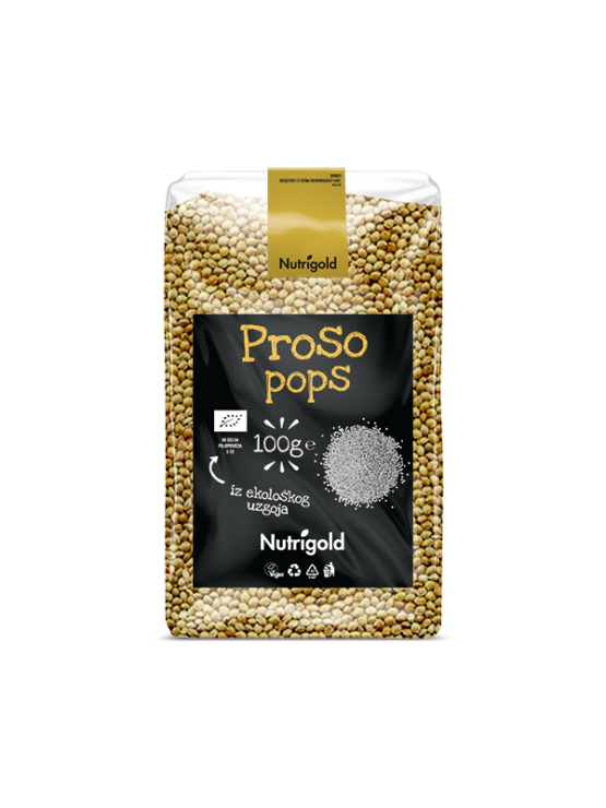 Nutrigold Proso Pops | 100% Organski | Tvornica Zdrave Hrane