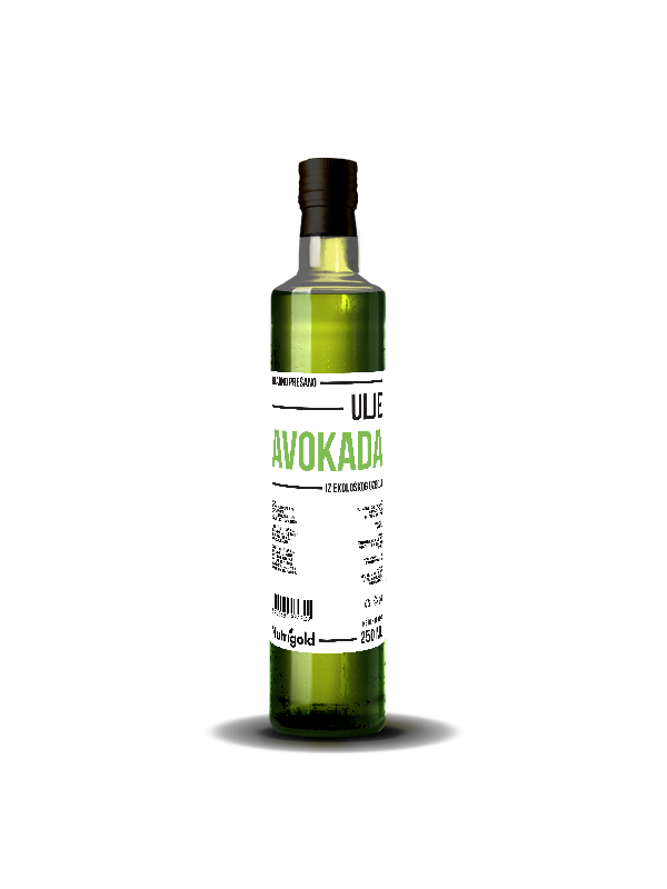Ulje avokada Hladno prešano - Bio 250ml Nutrigold