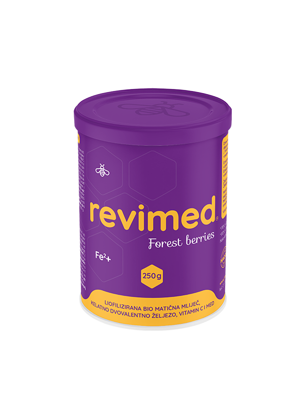 Revimed Lyophilised Royal Jelly & Iron - Organic 250g