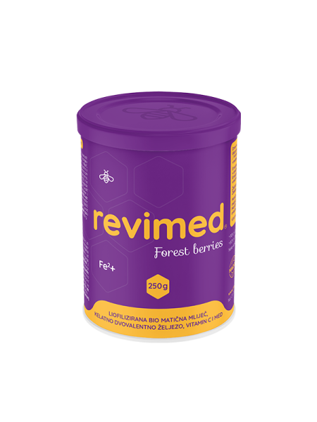 Revimed - Liofilizirana Bio matična mliječ i željezo Stevia - 250g