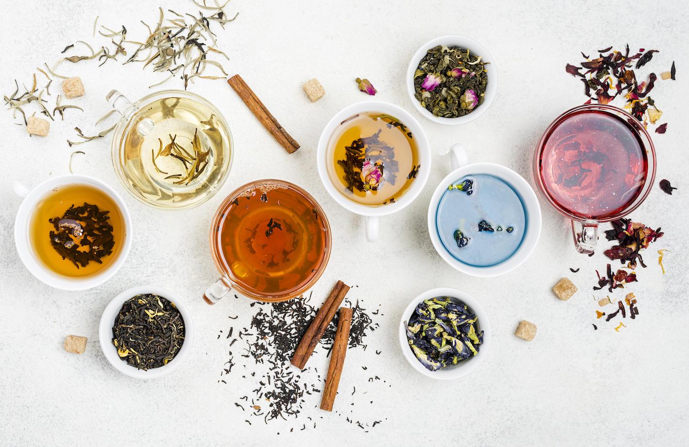 Different types of tea and their health benefits